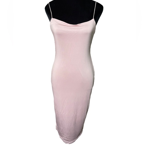 Fashion Nova | Dresses | Fashion Nova Amalia Blush Sleeveless Sexy ...
